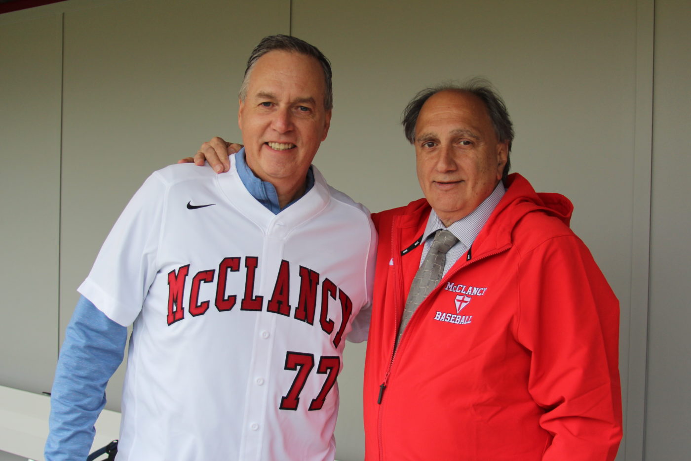 Squeri throws out first pitch at McClancy - Queens Ledger