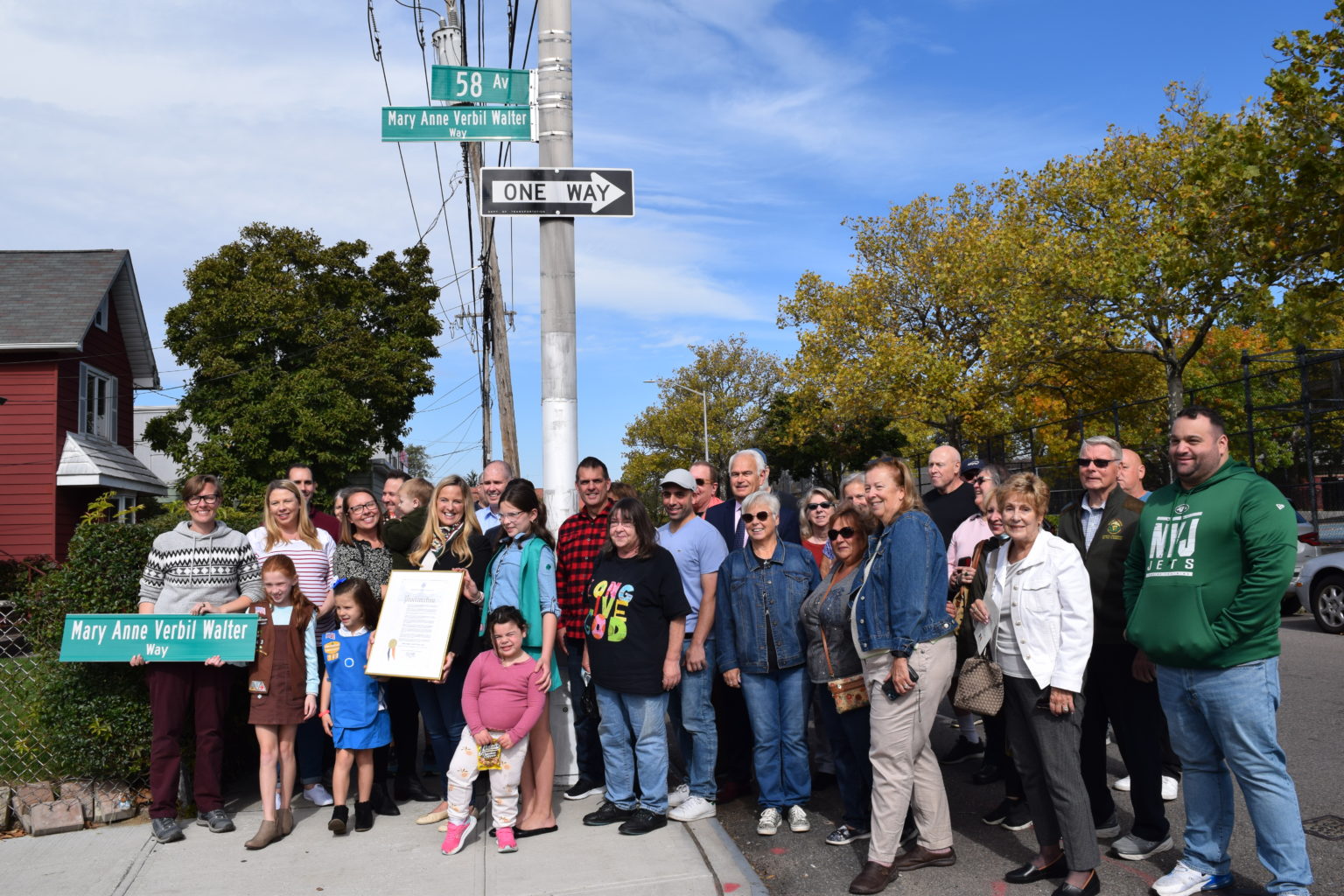 Maspeth honors Mary Anne Verbil Walter with street co-naming - Queens ...