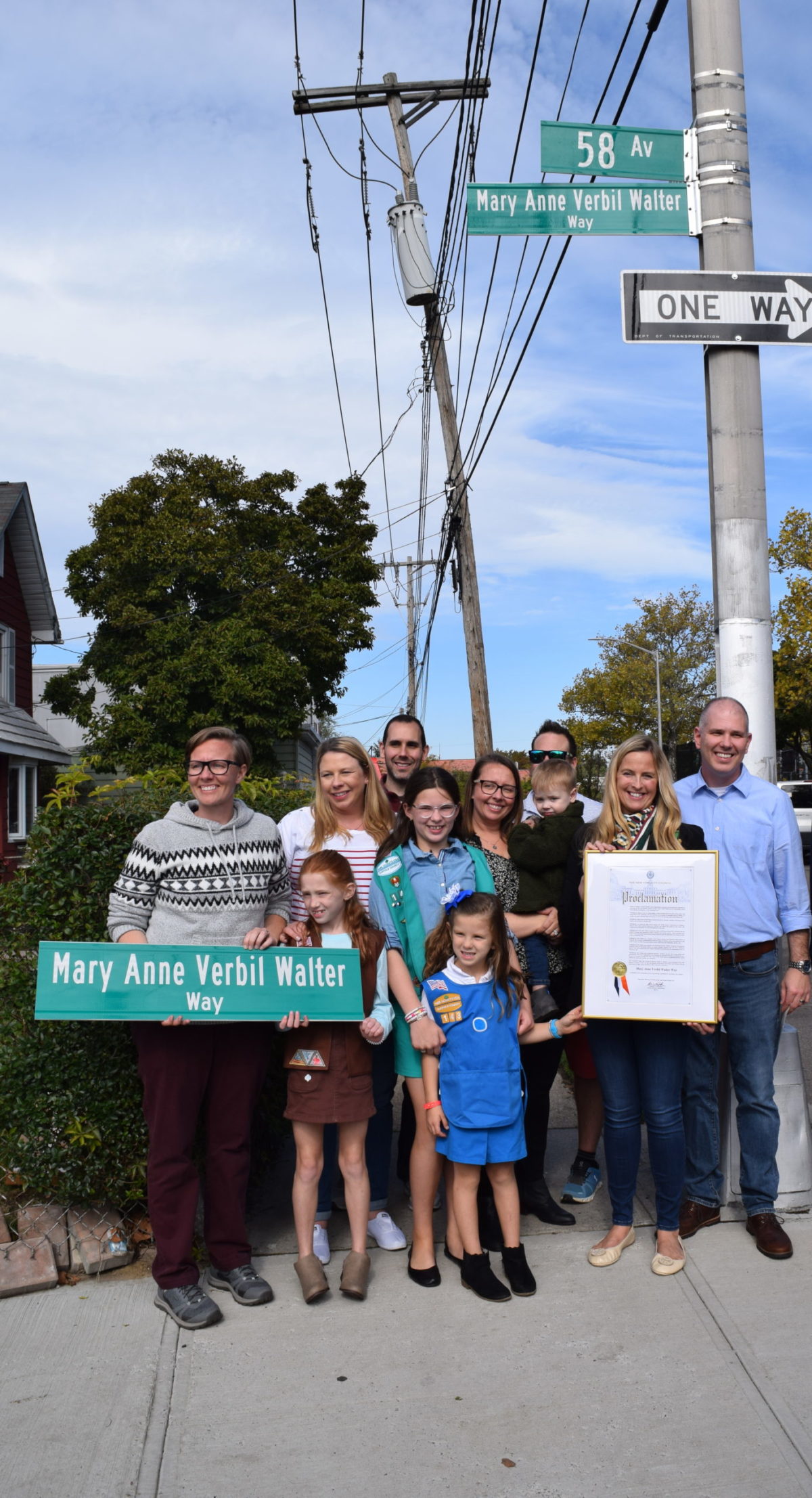 Maspeth honors Mary Anne Verbil Walter with street co-naming - Queens ...