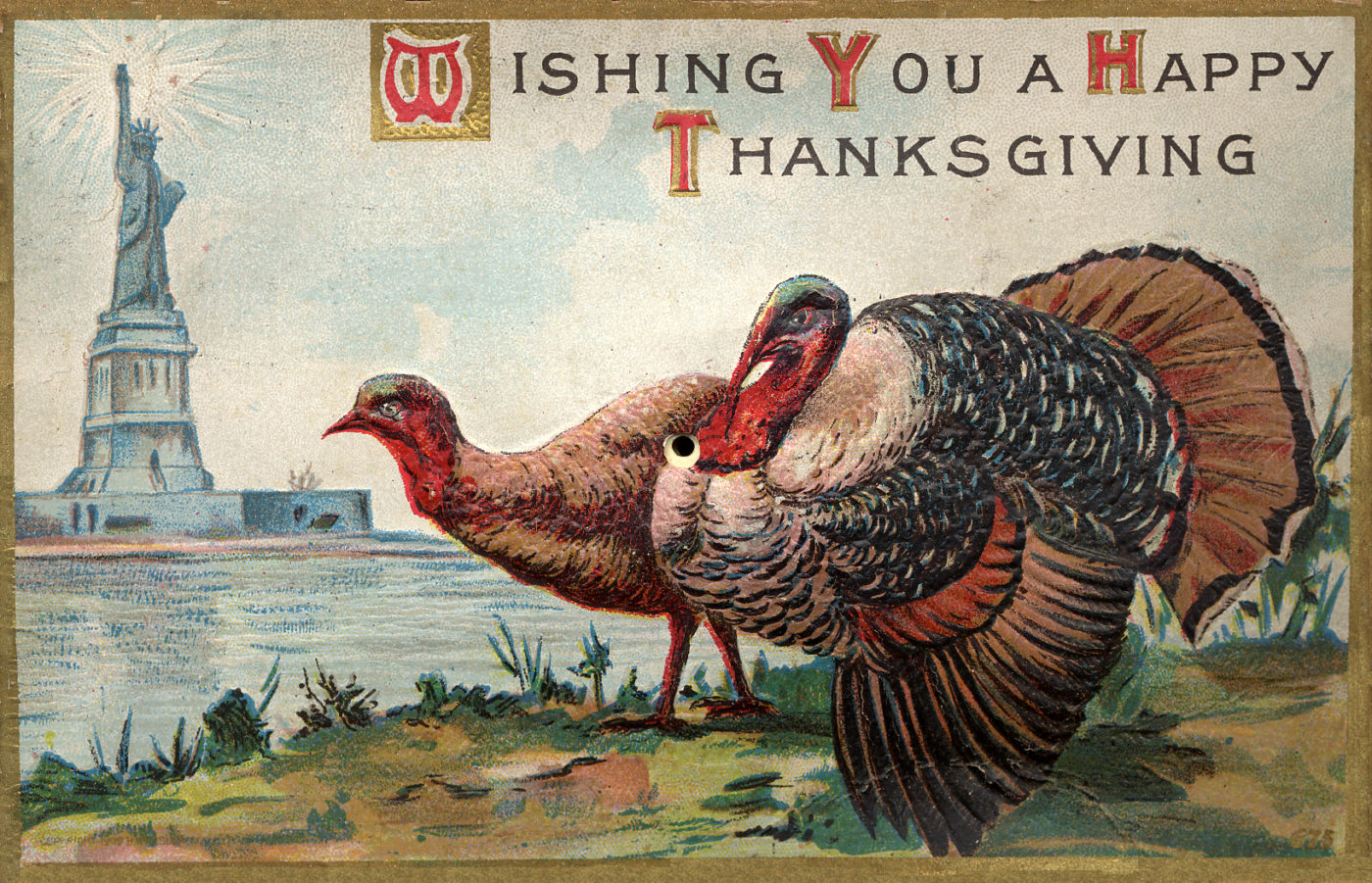 Celebrating traditions through vintage Thanksgiving postcards - Queens ...