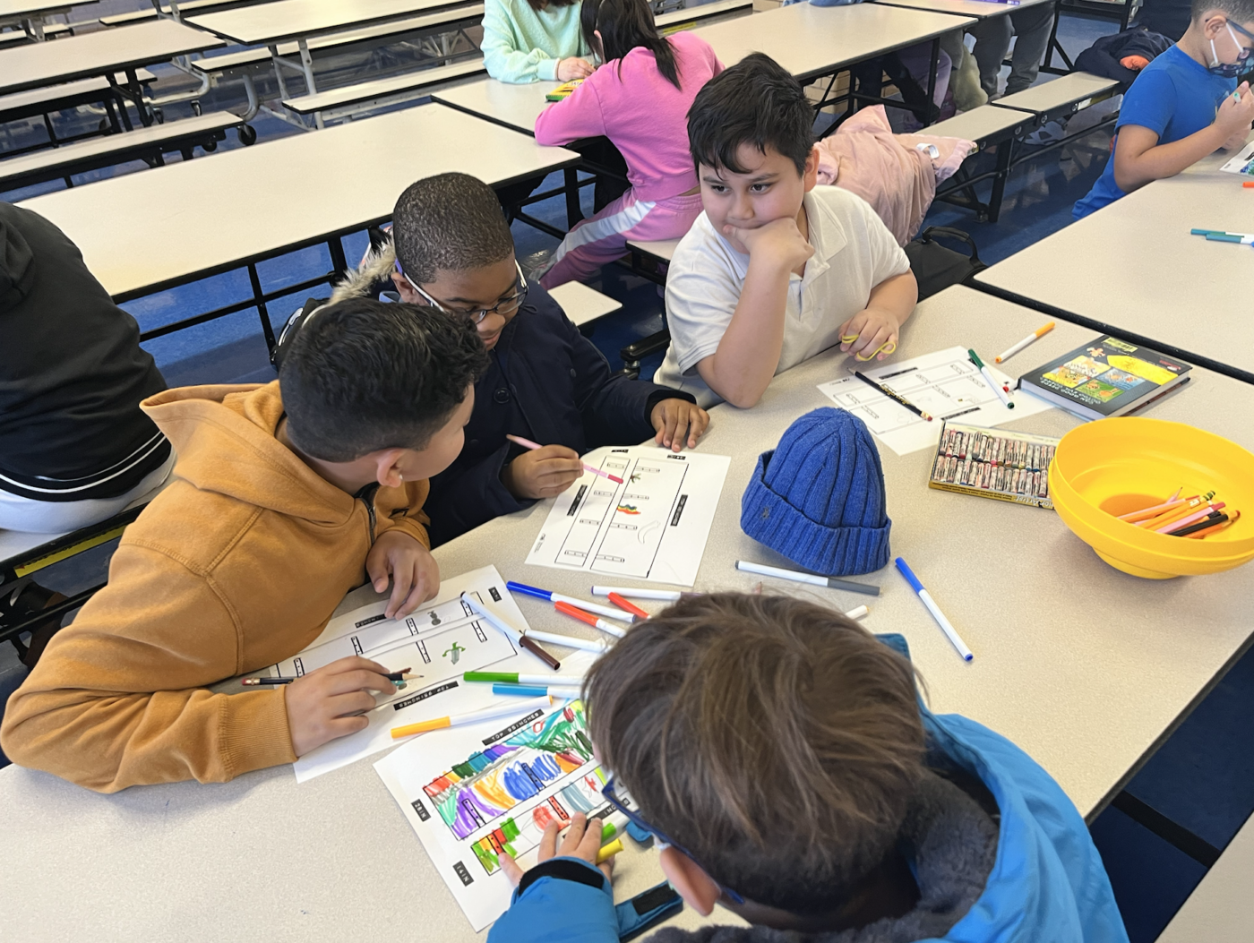 Students Beautify Benches With Social Justice Messages - Queens Ledger