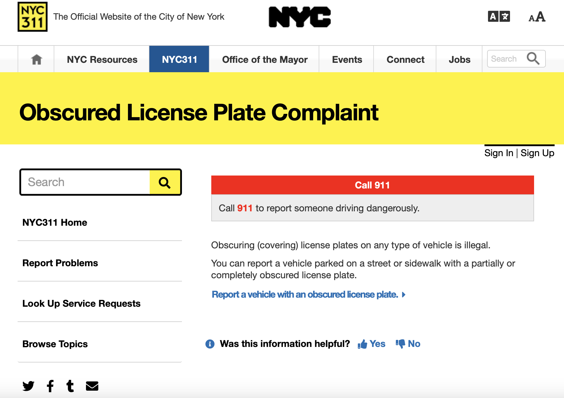 311 Launches Portal to Report Obscured License Plates - Queens Ledger