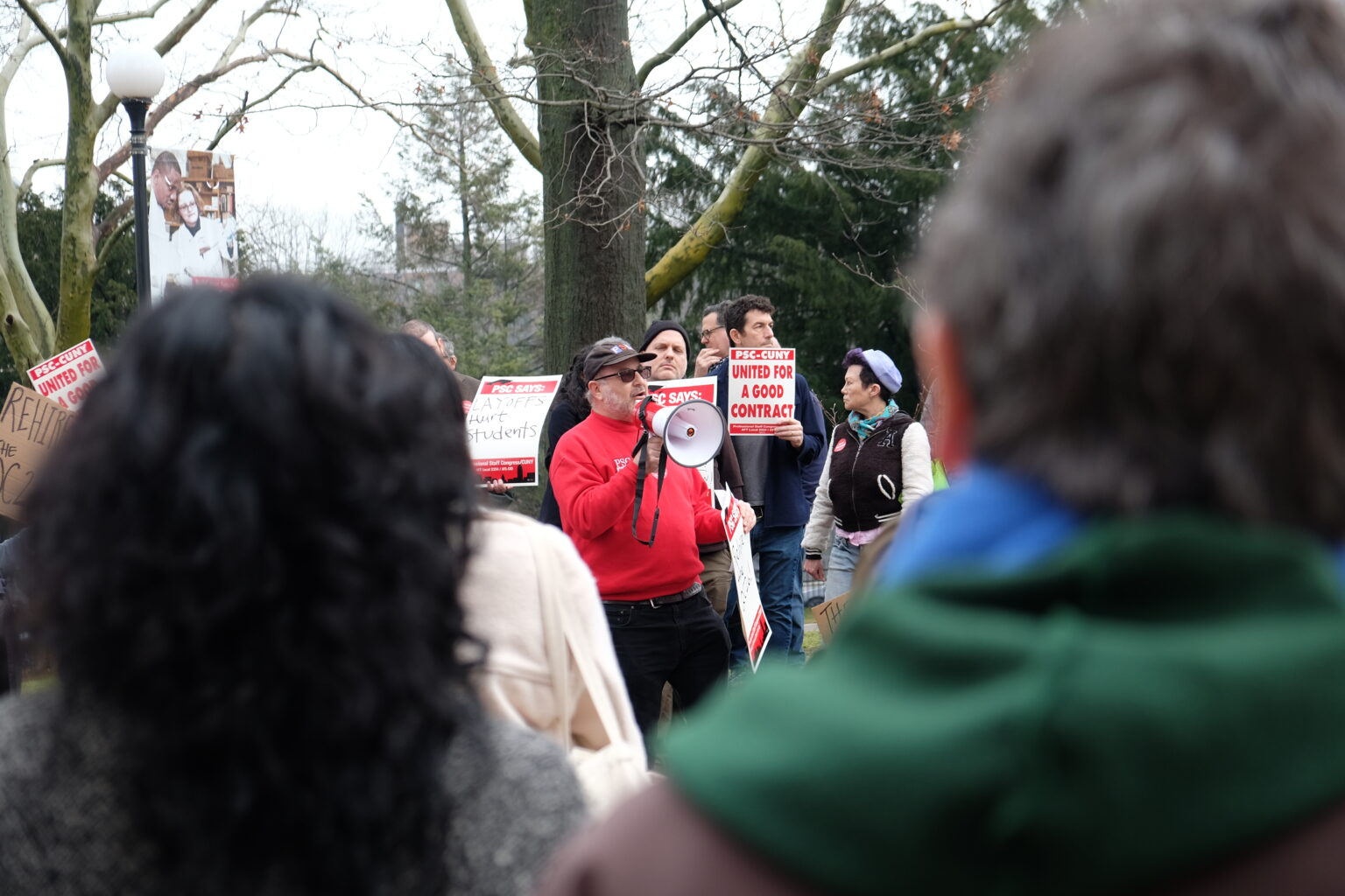 Queens College Professors Stage Protest in Response to Layoffs - Queens ...