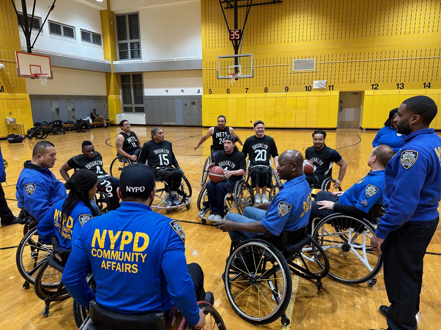 NYPD Hosts Annual Queens South Wheelchair Basketball Game - Queens Ledger